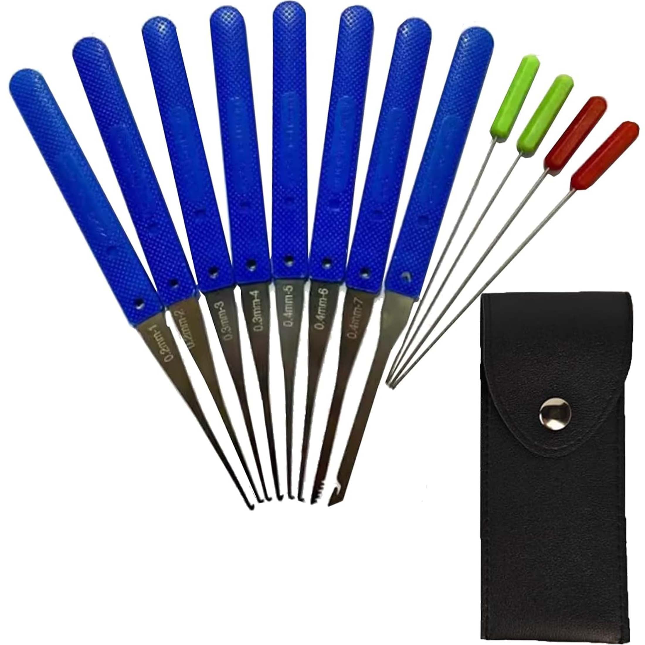 12-Piece Broken Key Extractor Set,Hook & Needle Tools For Removing ...