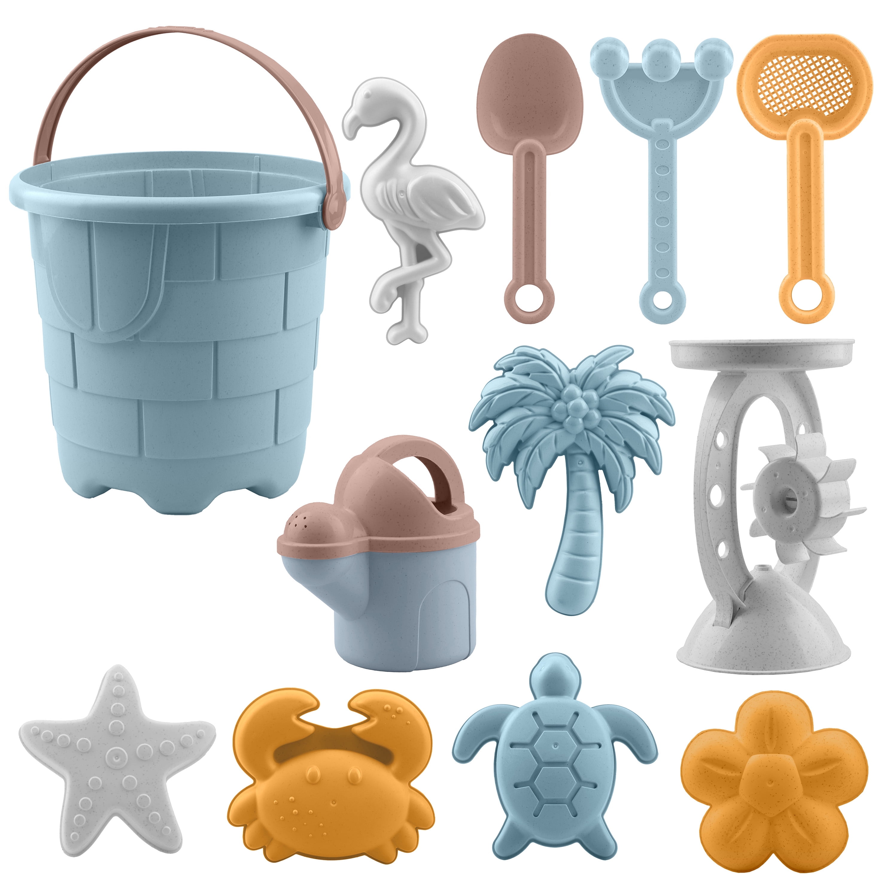 12 Piece Castle Beach Bucket Set - Walmart.com