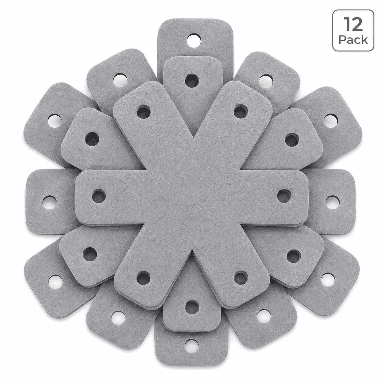 12-Piece Felt Pan Protectors, Cuttable Nonstick Cookware Separator Pads ...