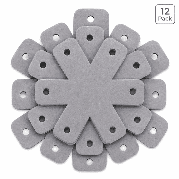 12-Piece Felt Pan Protectors, Cuttable Nonstick Cookware Separator Pads ...