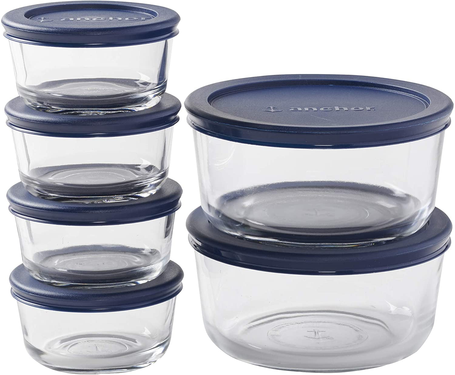 12 Piece Glass Storage Containers with Lids - American-Made, Durable ...