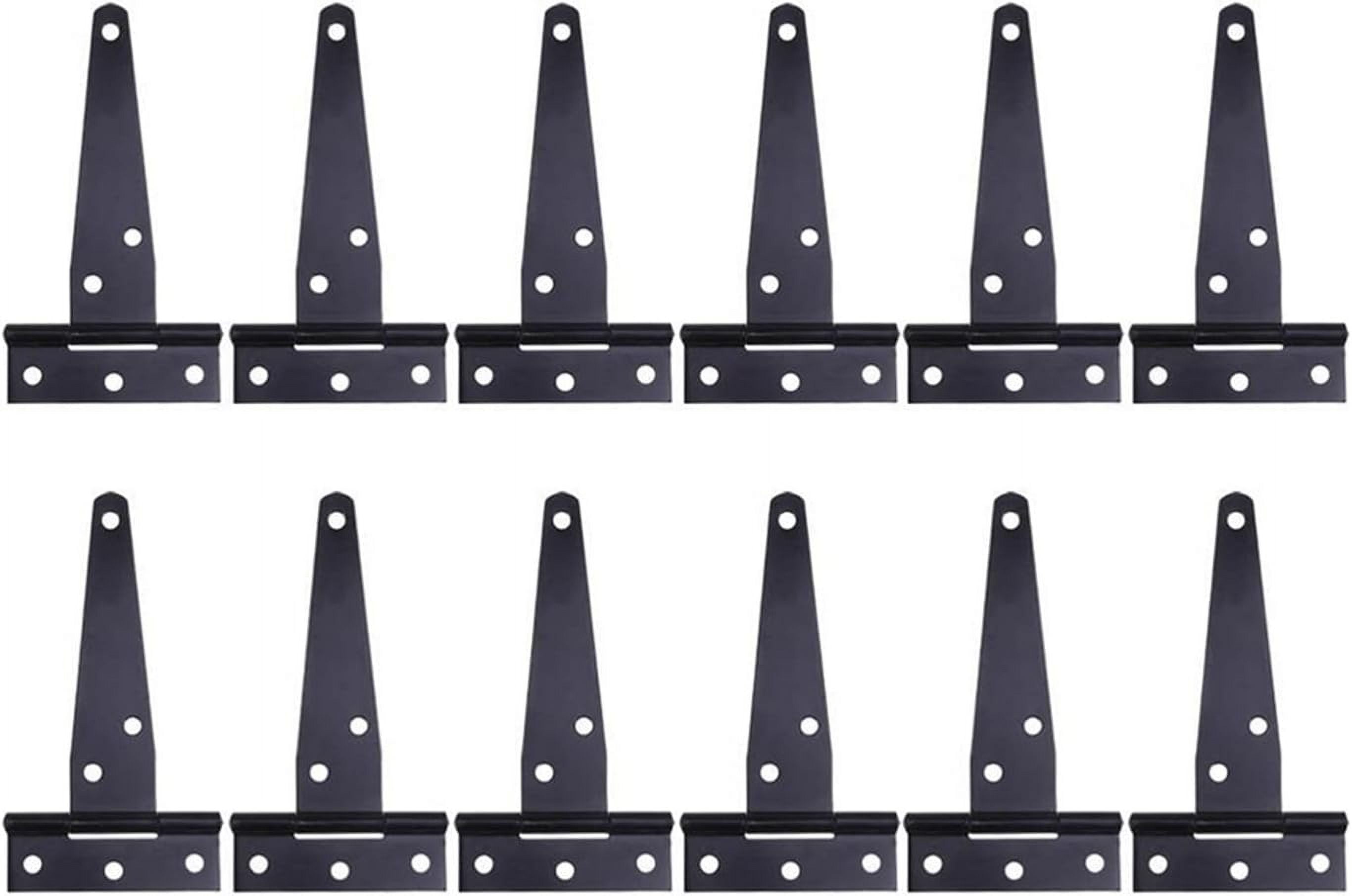 12 Piece Hinges, T Rustproof Iron Lightweight 4 Inch Hinges Old Style ...