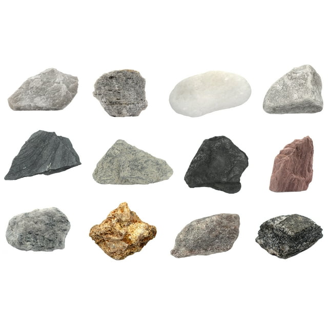 12-Piece Metamorphic Rocks Kit for Geology Classrooms - Eisco Labs ...