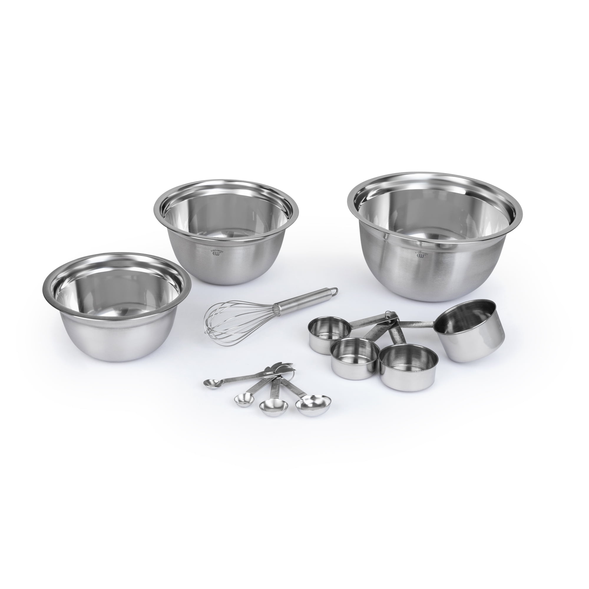 12-Piece Mix and Measure Set, Includes Mixing Bowls, Measuring Cups ...