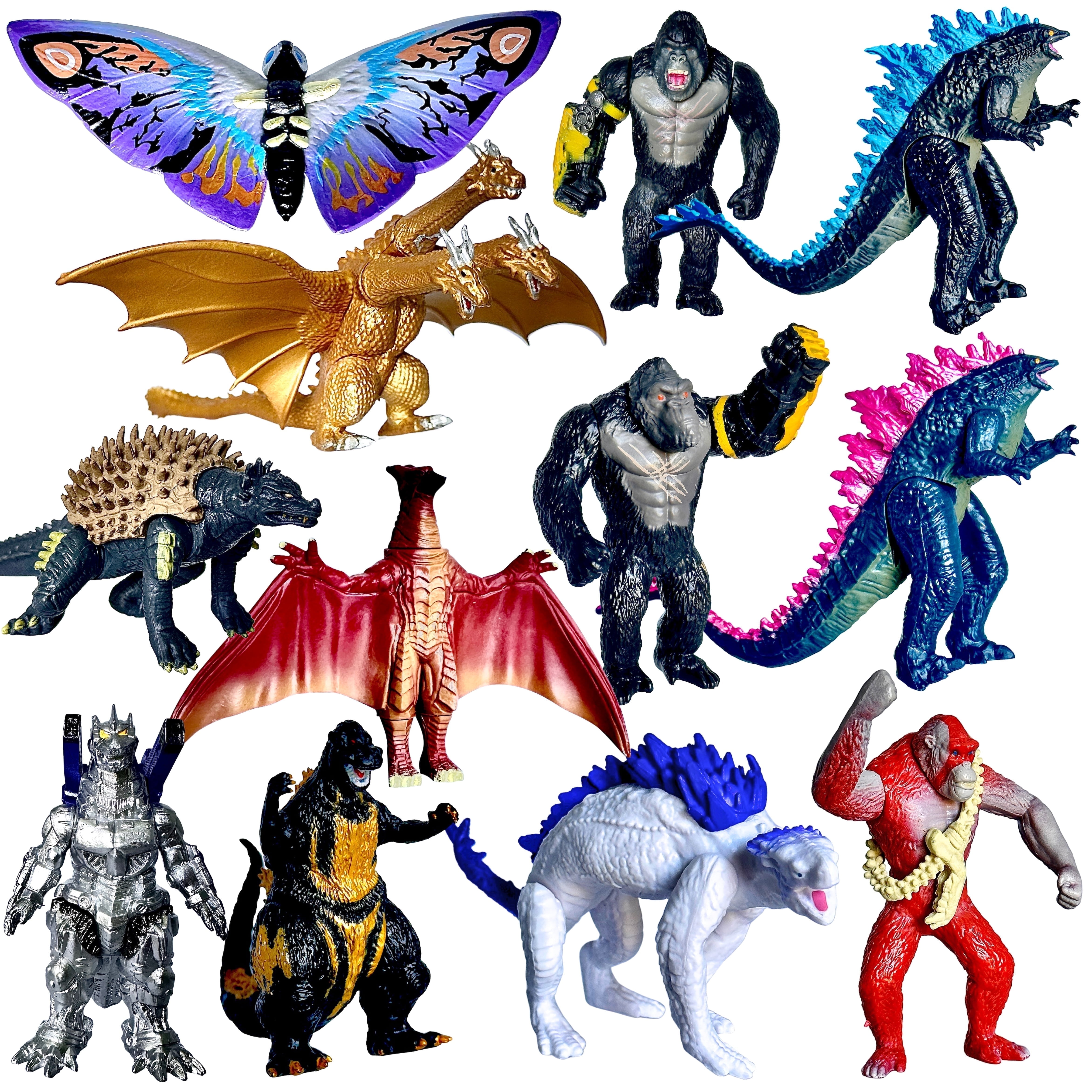 YARAKETA 12-Piece Monster Battle Figures Set, Multicolor Dinosaur ...