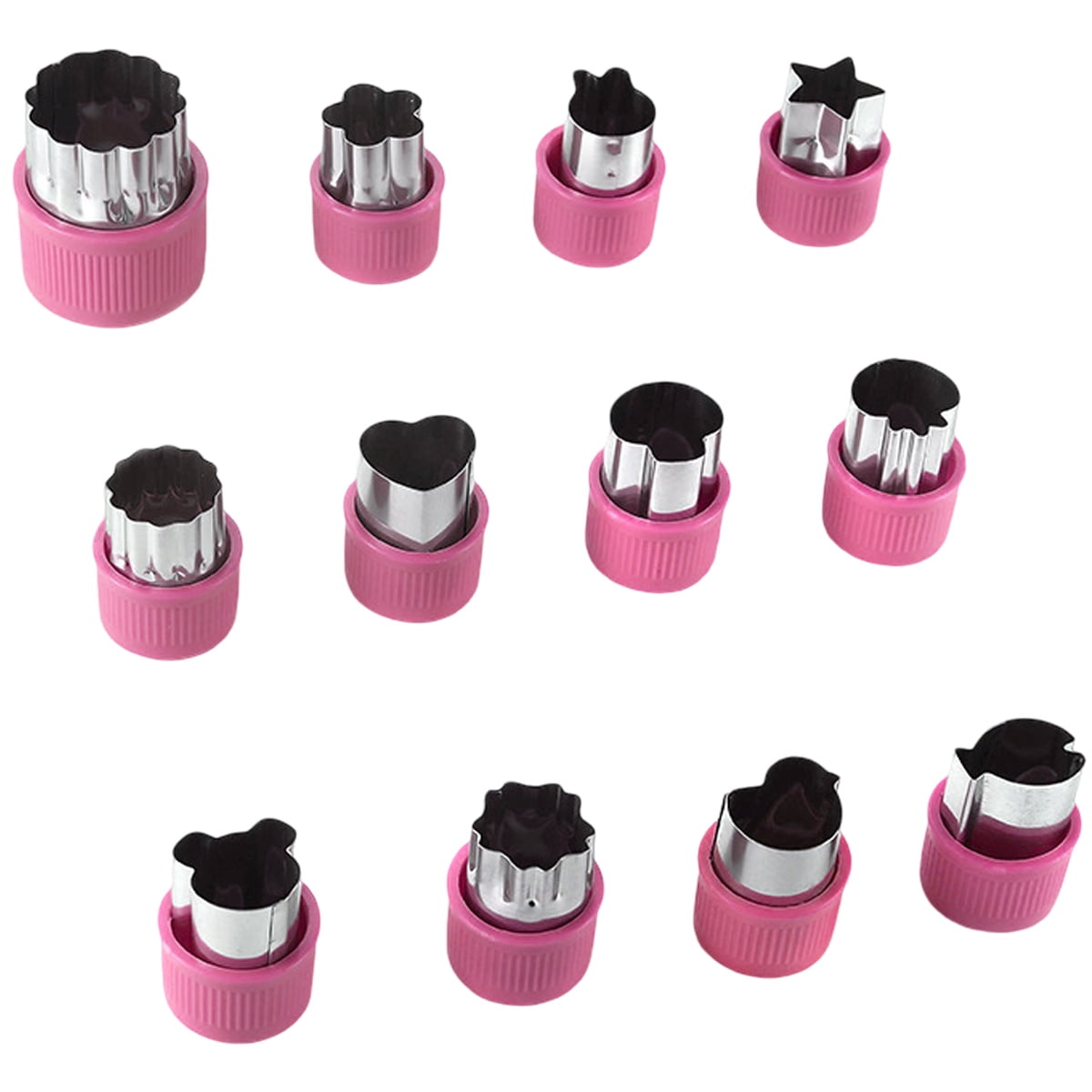 12-Piece Pp Hand Guard Stainless Steel Biscuit Knife, Bento Decoration ...
