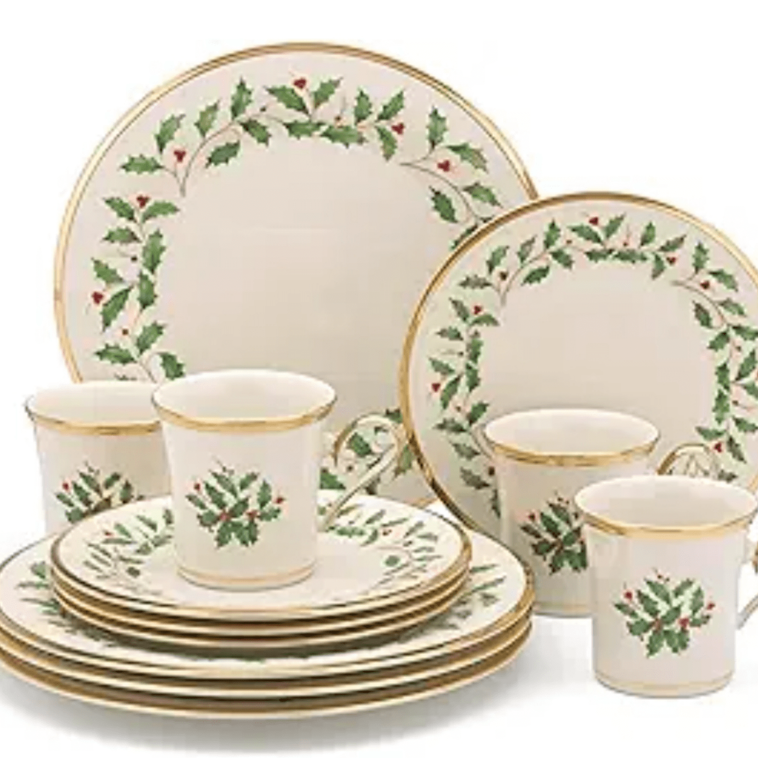 12-Piece-Plate-&-Mug Set, Christmas Dinnerware, Hosting - Walmart.com