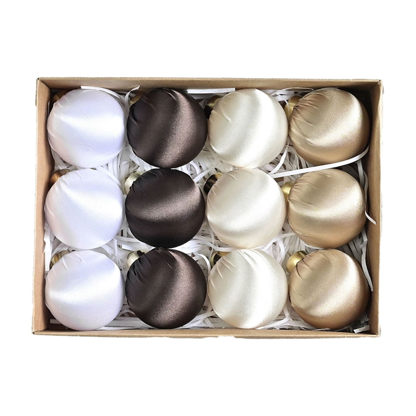 12-Piece Shiny Velvet Christmas Hanging Balls, Snake Print Christmas ...