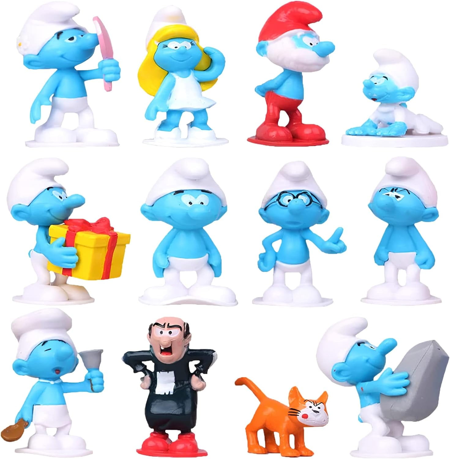 Customer reviews for 12-Piece Smurfs Cake Character Set, Smurfs ...