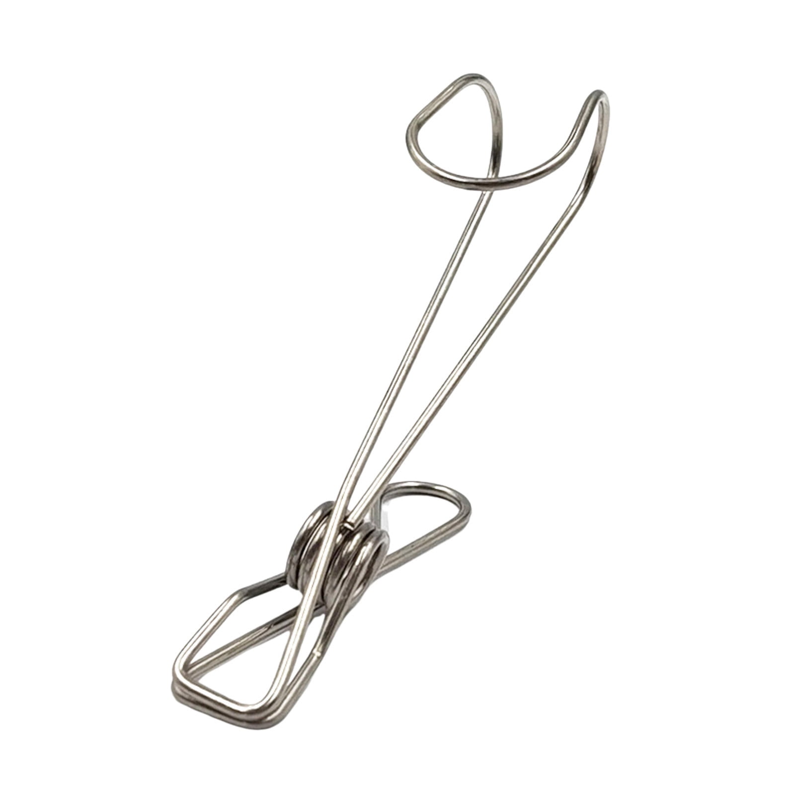 12-Piece Stainless Steel Clothespins with Integrated Hooks Universal ...