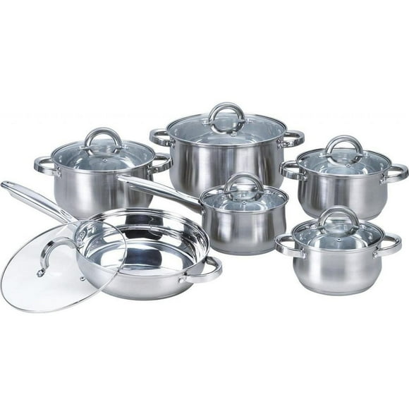 Mainstays Stainless Steel Cookware Set
