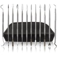 12-Piece Stainless Steel Wax Carving Tools Set | Dual-Ended Dental ...