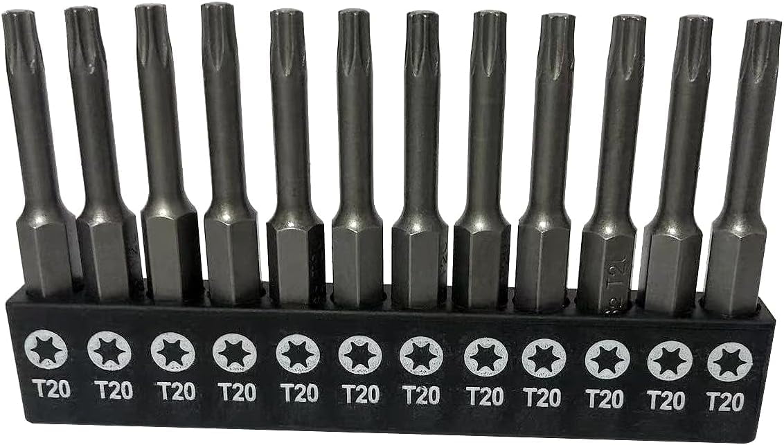 12-Piece T20 Security Screwdriver Set, 2-Inch S2 Steel Magnetic Bits ...