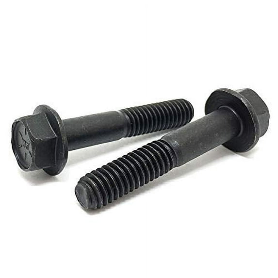 (12 Pieces) 1/4-20x1-1/2" Grade 8 Hex Flange Bolts Screws UNC Coarse ...