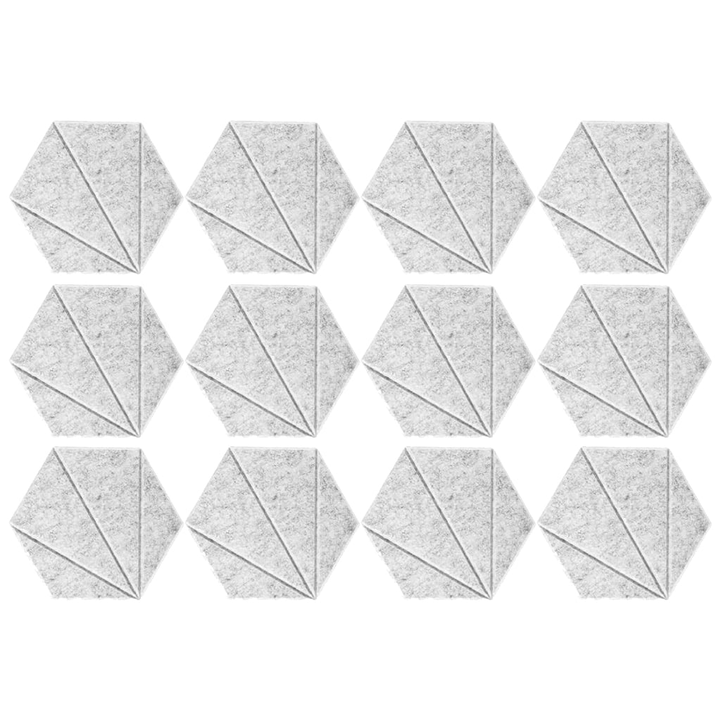 12 Pieces Acoustics Foam Wall Panels Soundproof Wall Panel Sound ...