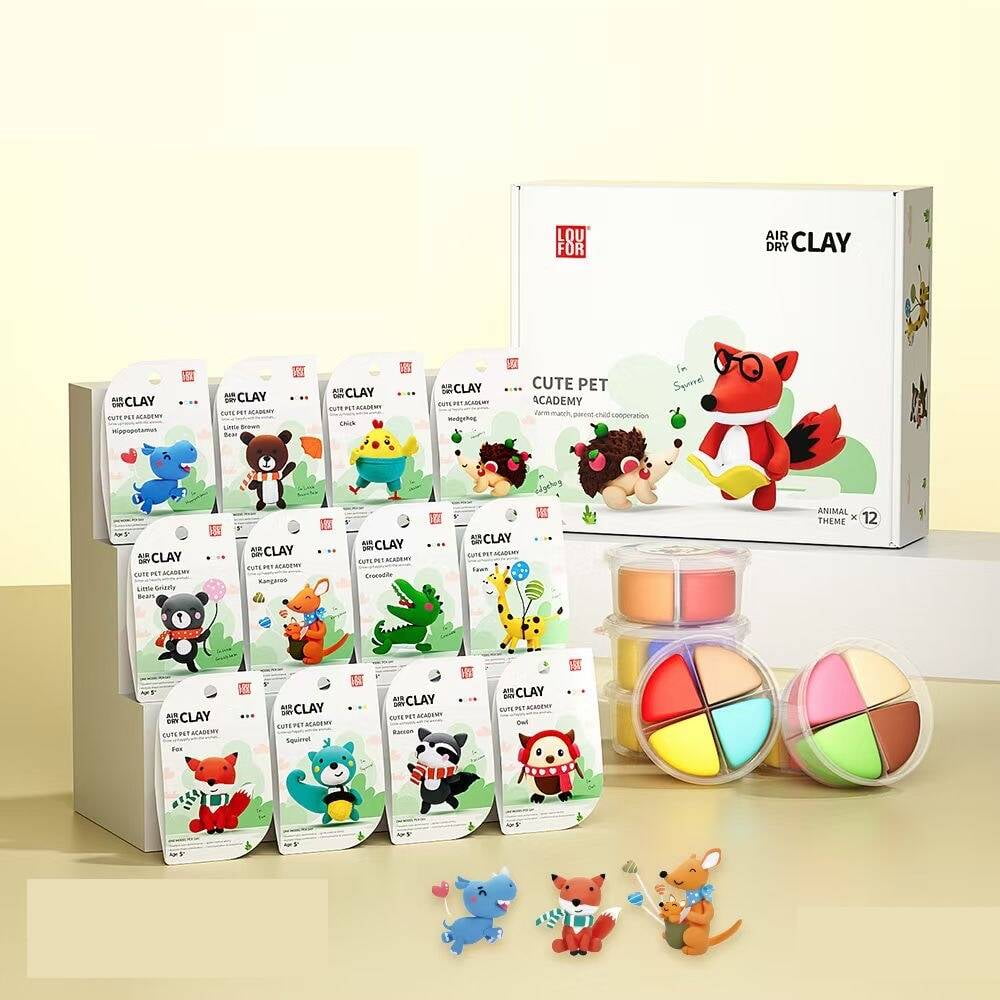 12 Pieces Air Dry Clay Kit | Ultra Light Modeling Clay | DIY Kit Air ...