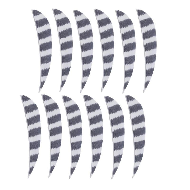 12 Pieces Archery Arrow Vanes, Turkey Feather Vane 3 Inch Fletching for ...