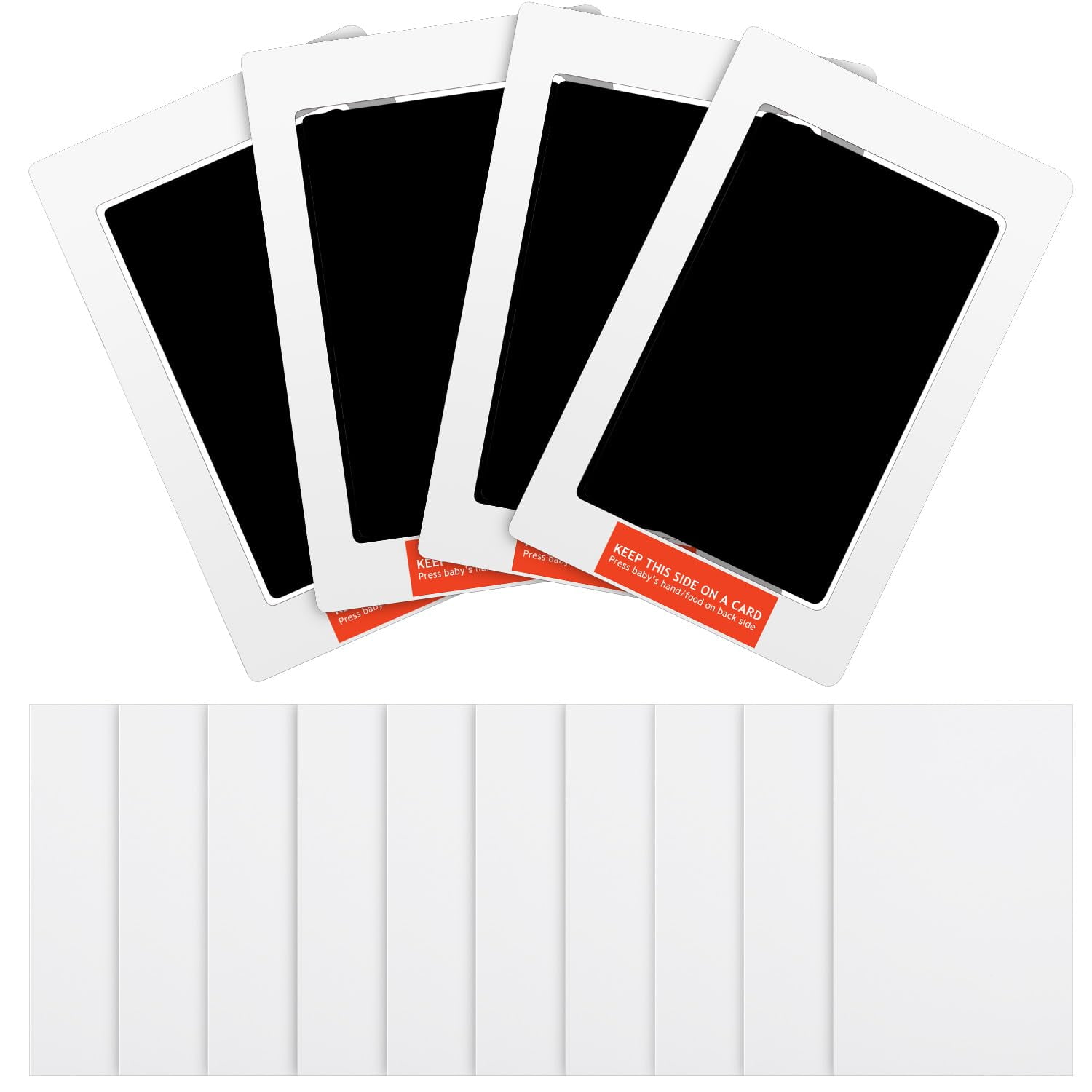 12 Pieces Baby Inkless Handprint and Footprint Kit 4 Safe Hand and Foot ...