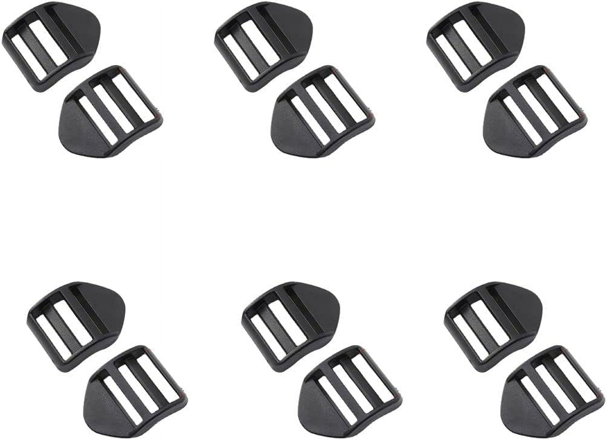 12 Pieces Buckle for Backpack Strap, Quick Release Webbing Adjustable ...