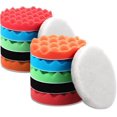 12 Pieces Buffing Polishing Pads 6 Inch Compound Buffing Sponge Pads ...