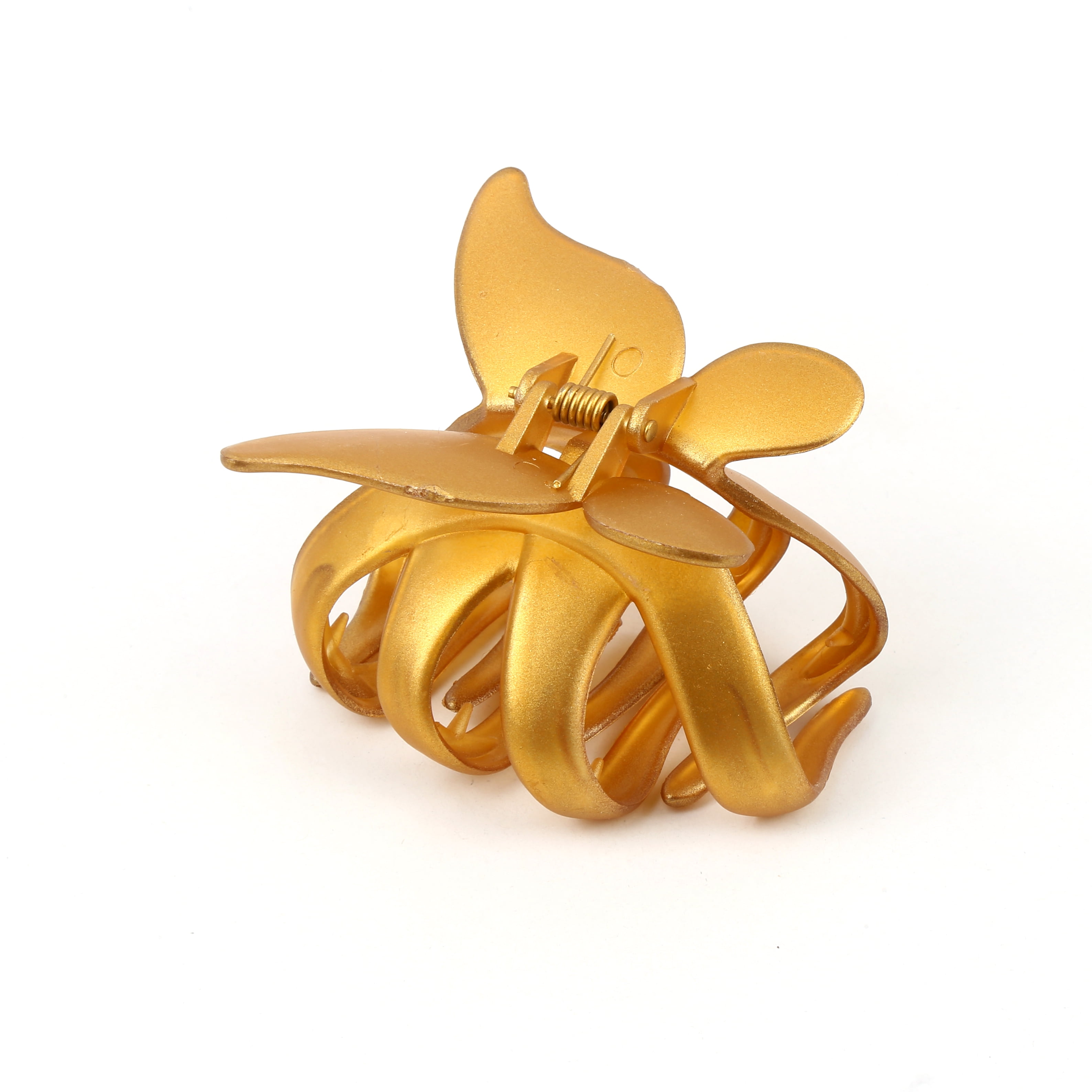 12 Pieces Butterfly Jaw Claw Clip in Golden Color: Clips Girl Brand for ...