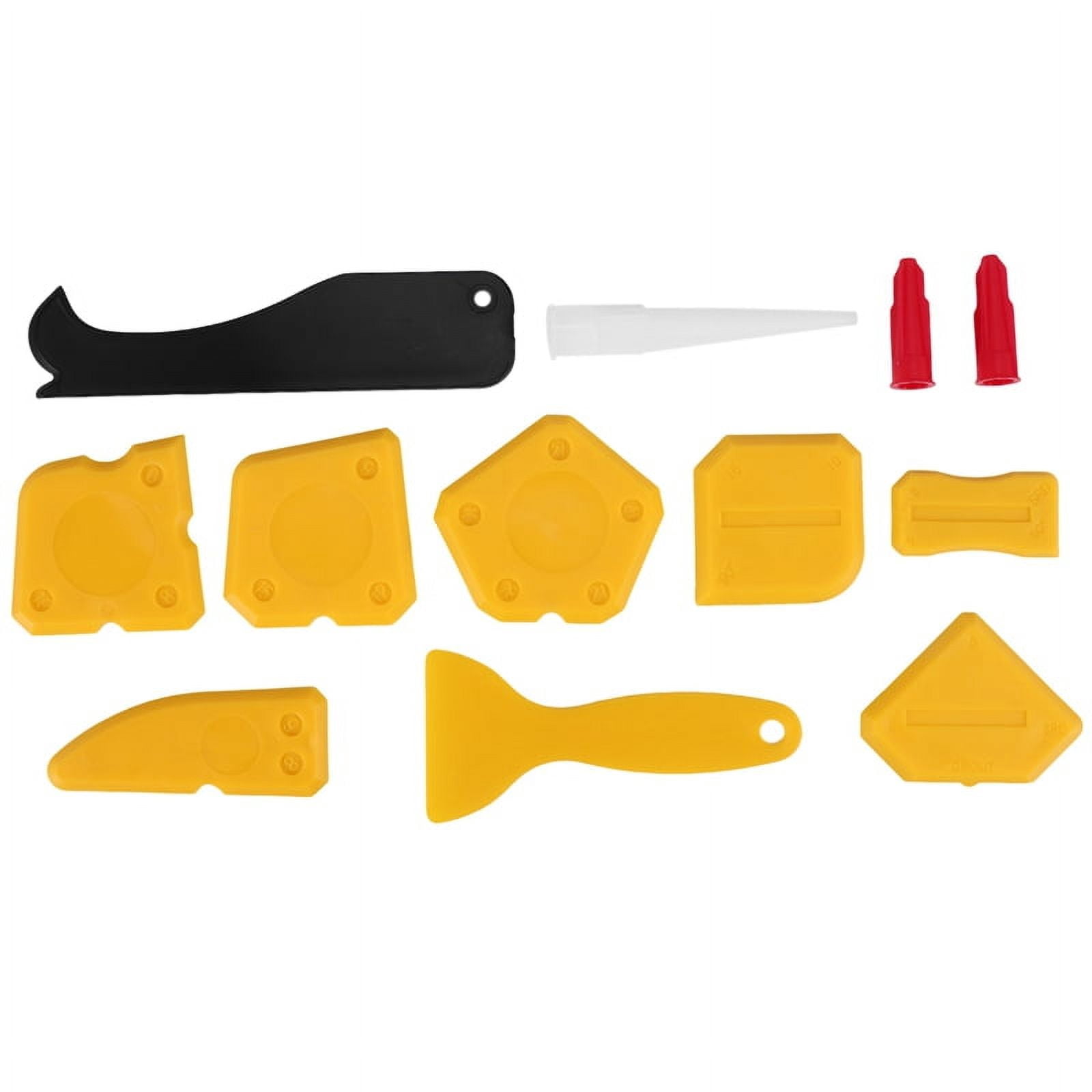12 Pieces Caulking Tool Kit Silicone Sealant Finishing Tool Grout ...