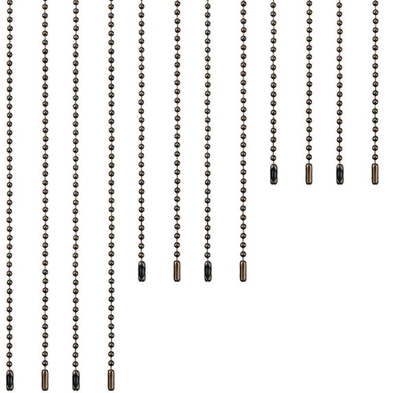 12 Pieces Ceiling Fan Pull Chain Extender Fan Chain Extension - Walmart.com