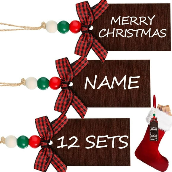 Name Tags Christmas Stockings