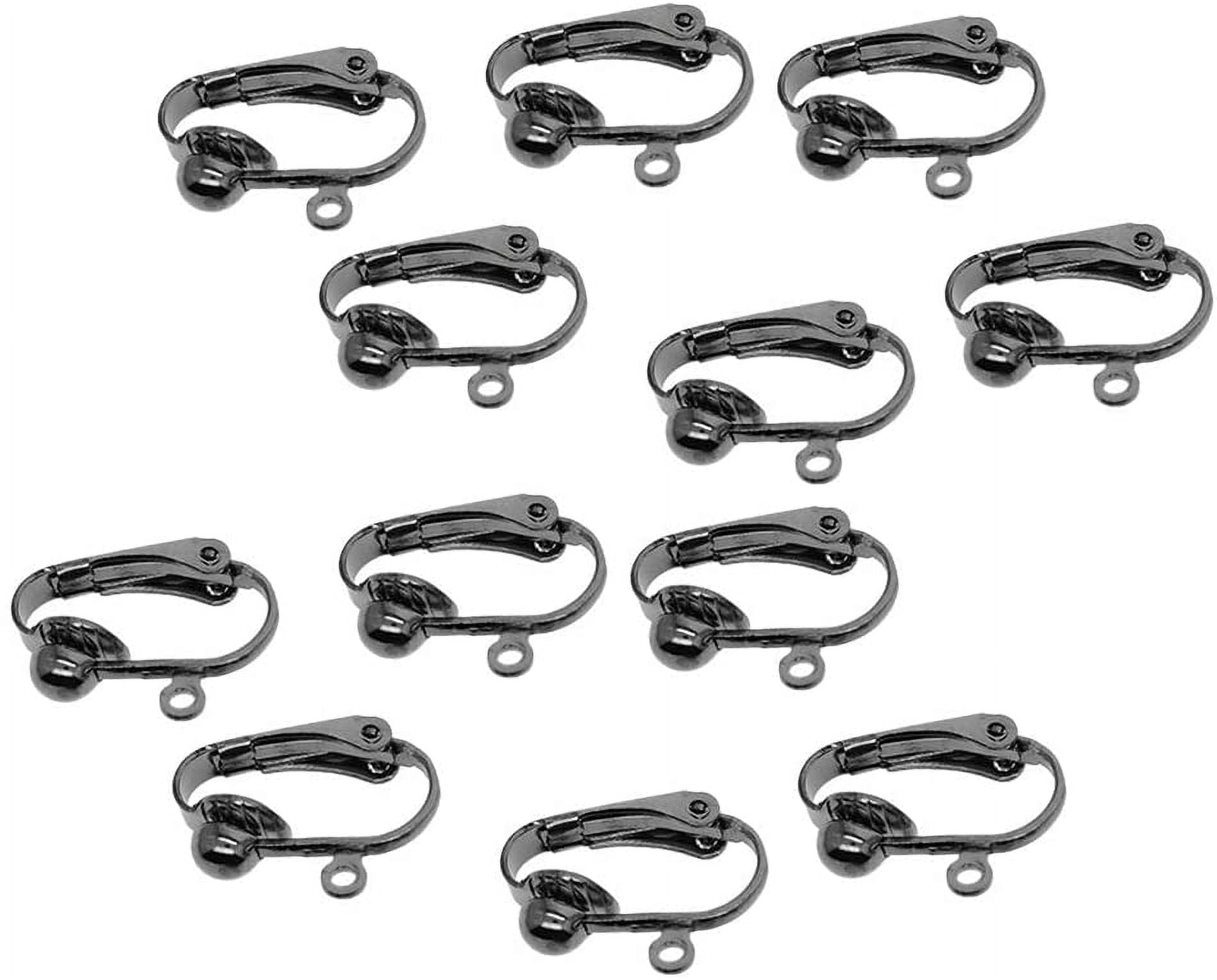 12 Pieces Clip-on Earrings Converter with Loop DIY Jewelry Making ...