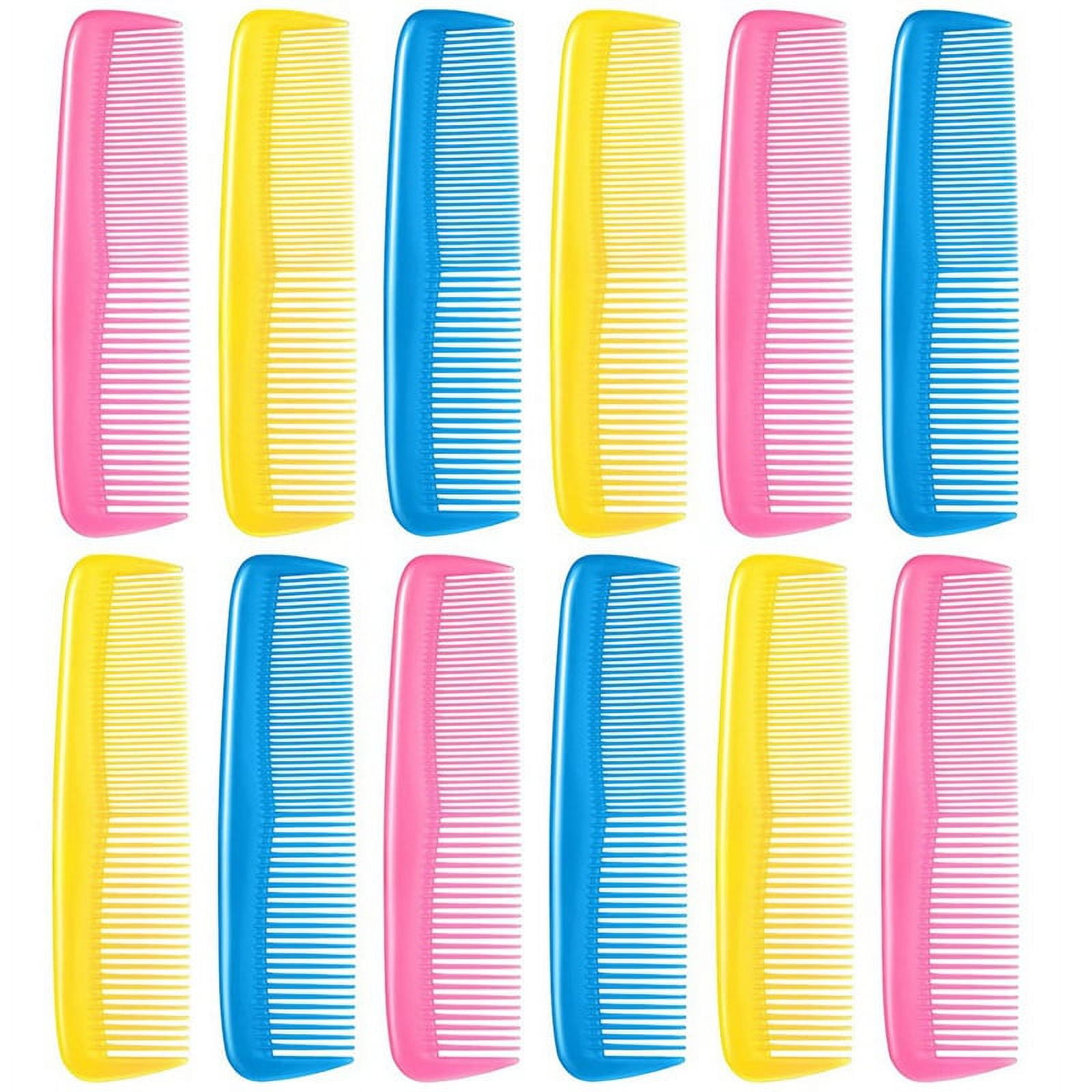 12 Pieces Colorful Hair Combs Set for Kids Women Men Colorful Plastic ...