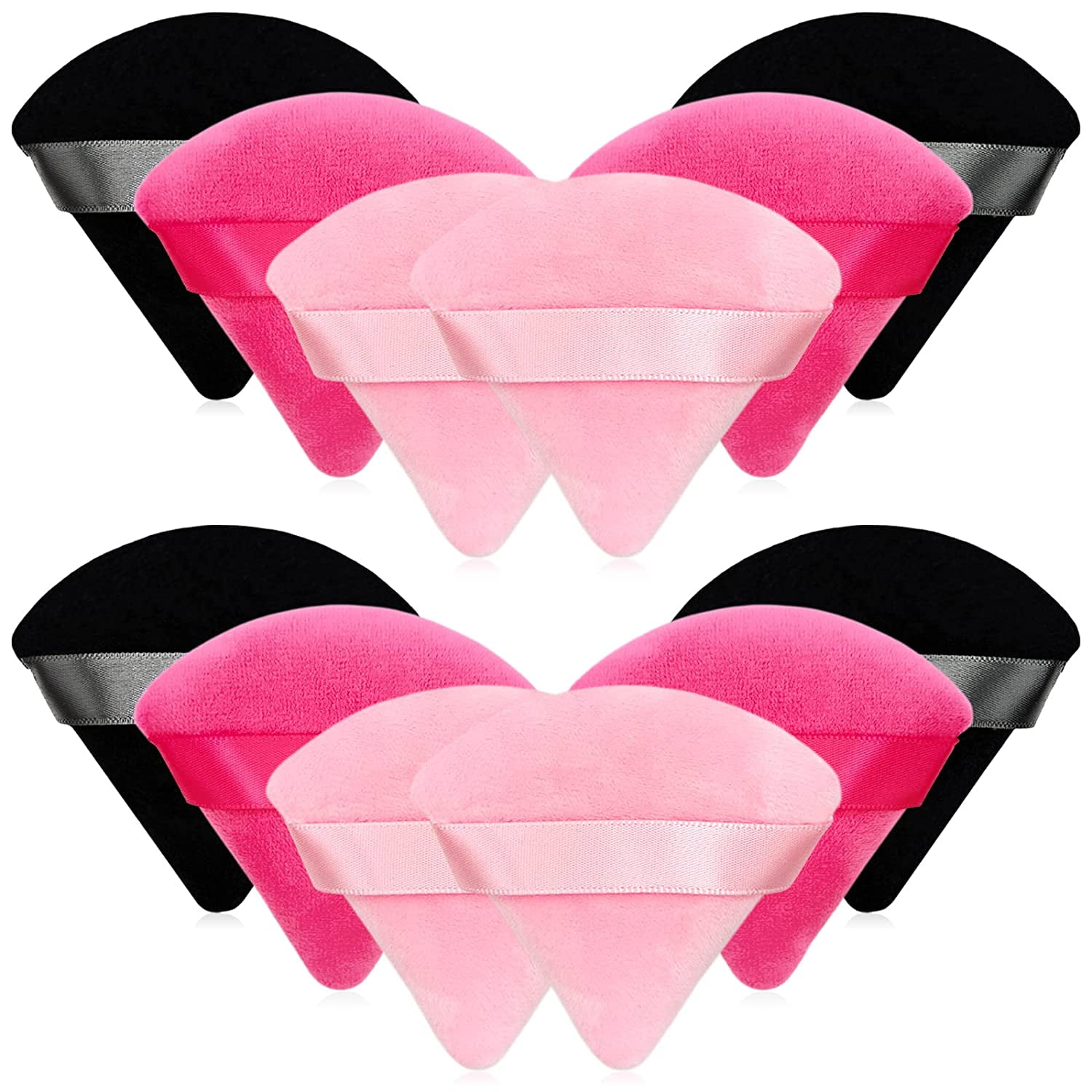 12 Pieces Cosmetic Powder Puff,2.76 inch Portable Soft Sponge Setting ...