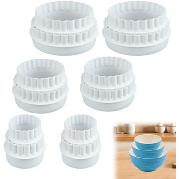 12 Pieces Display Stands for Pyrex Round Bowls Risers for Pyrex Bowls ...