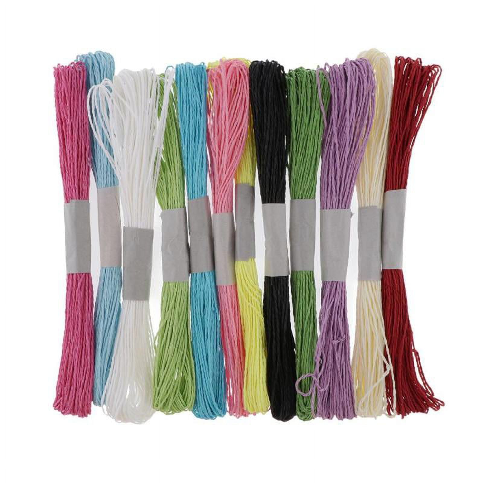 12 Pieces Diy Paper Rope Cord Paper Wire Paper Cord Twine Ribbon Cord ...
