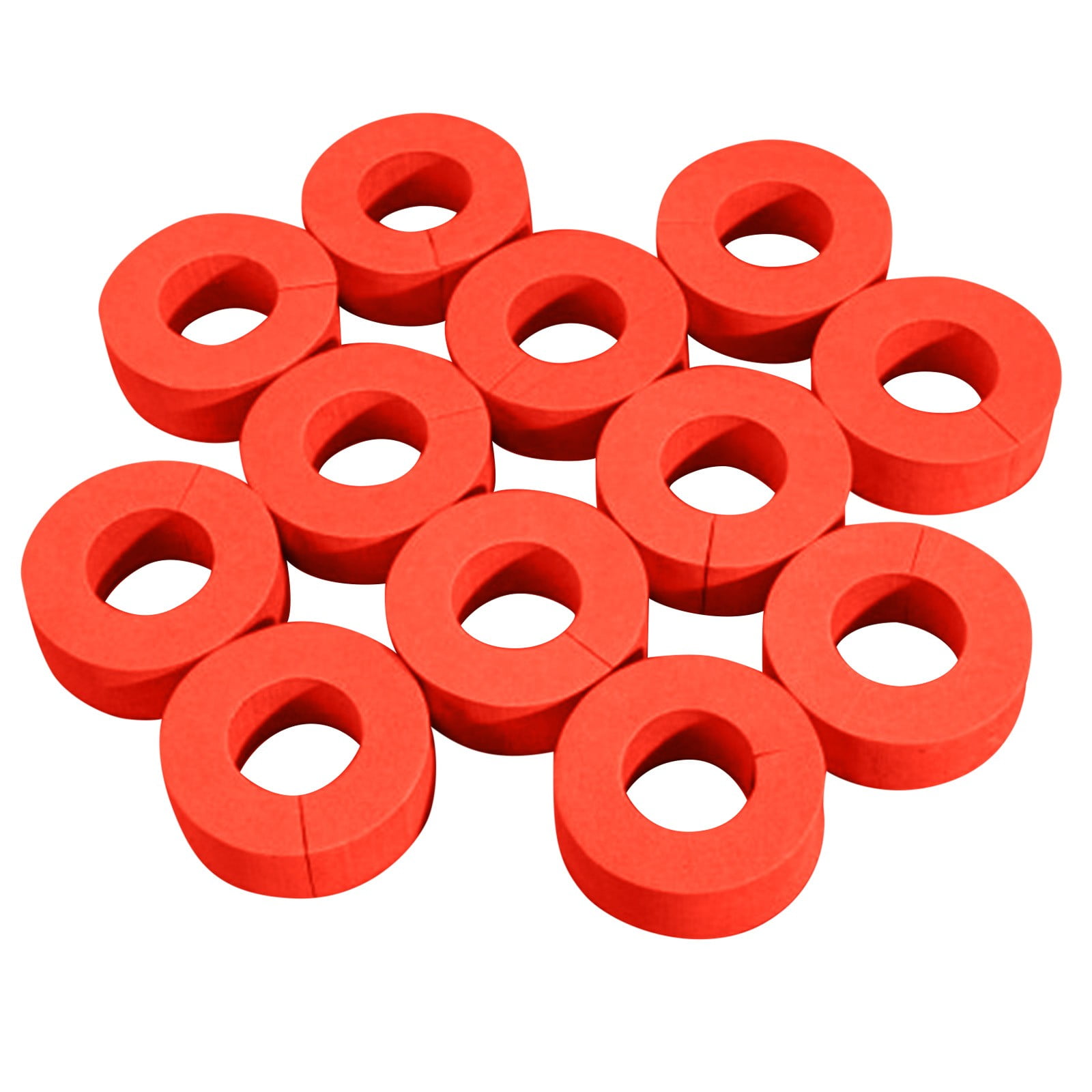 12 Pieces Foam Hair Roller Set Heatless Self Fastening Soft Wave ...