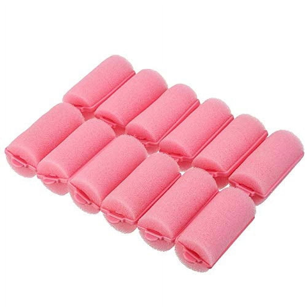 12 Pieces Foam Sponge Hair Rollers,Casewin Soft Sleeping Hair Curlers ...