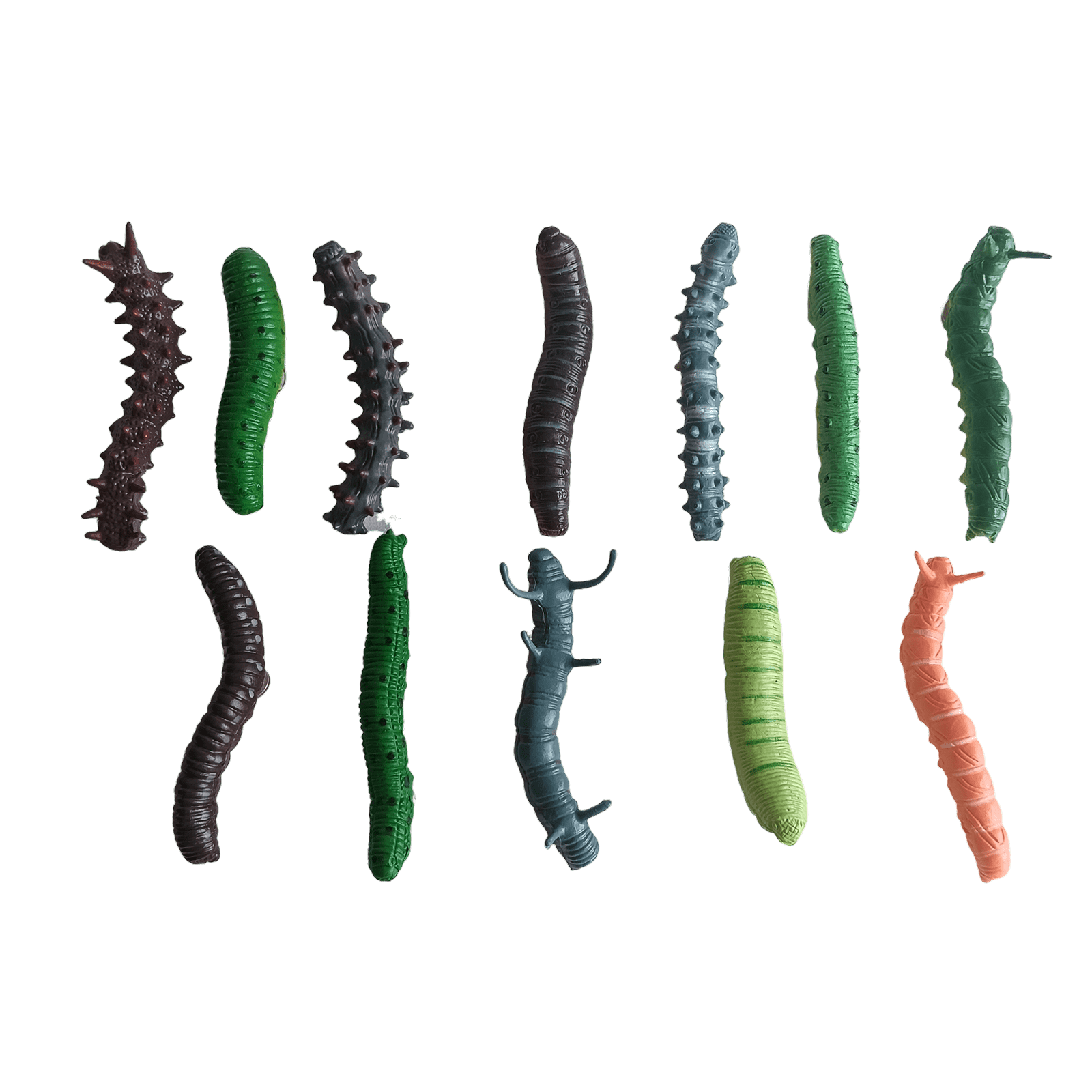 12 Pieces Of Funny Caterpillar Refrigerator Stickers With Magnets And ...