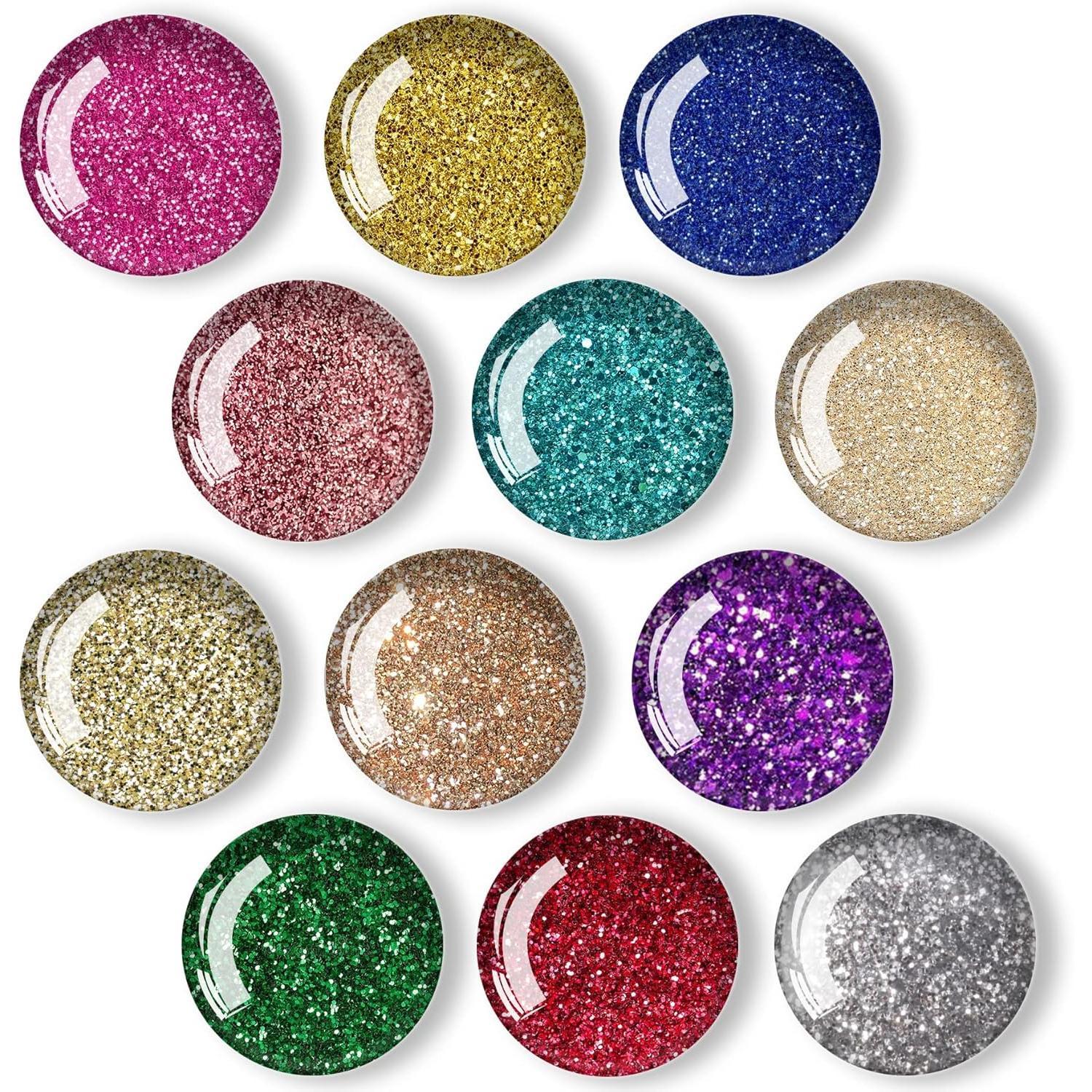 12 Pieces of Glass Refrigerator Stickers, Marble Refrigerator Crafts ...