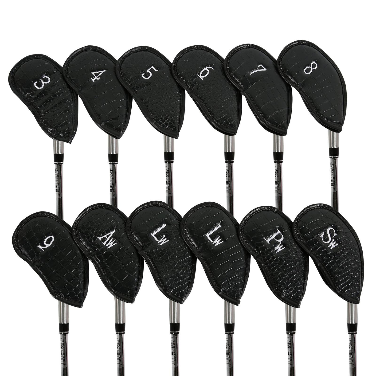 12 Pieces Golf Iron Covers for Golf Clubs Golf Accessories Durable Golf ...