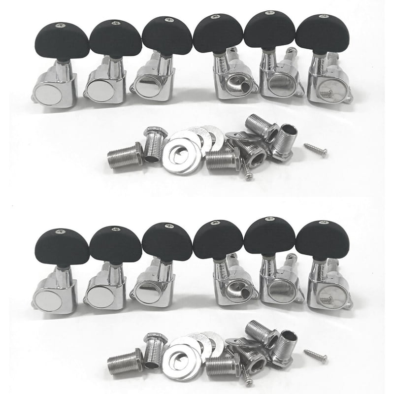 12 Pieces Guitar String Tuning Key Pegs/Machine Knobs(for Left and ...