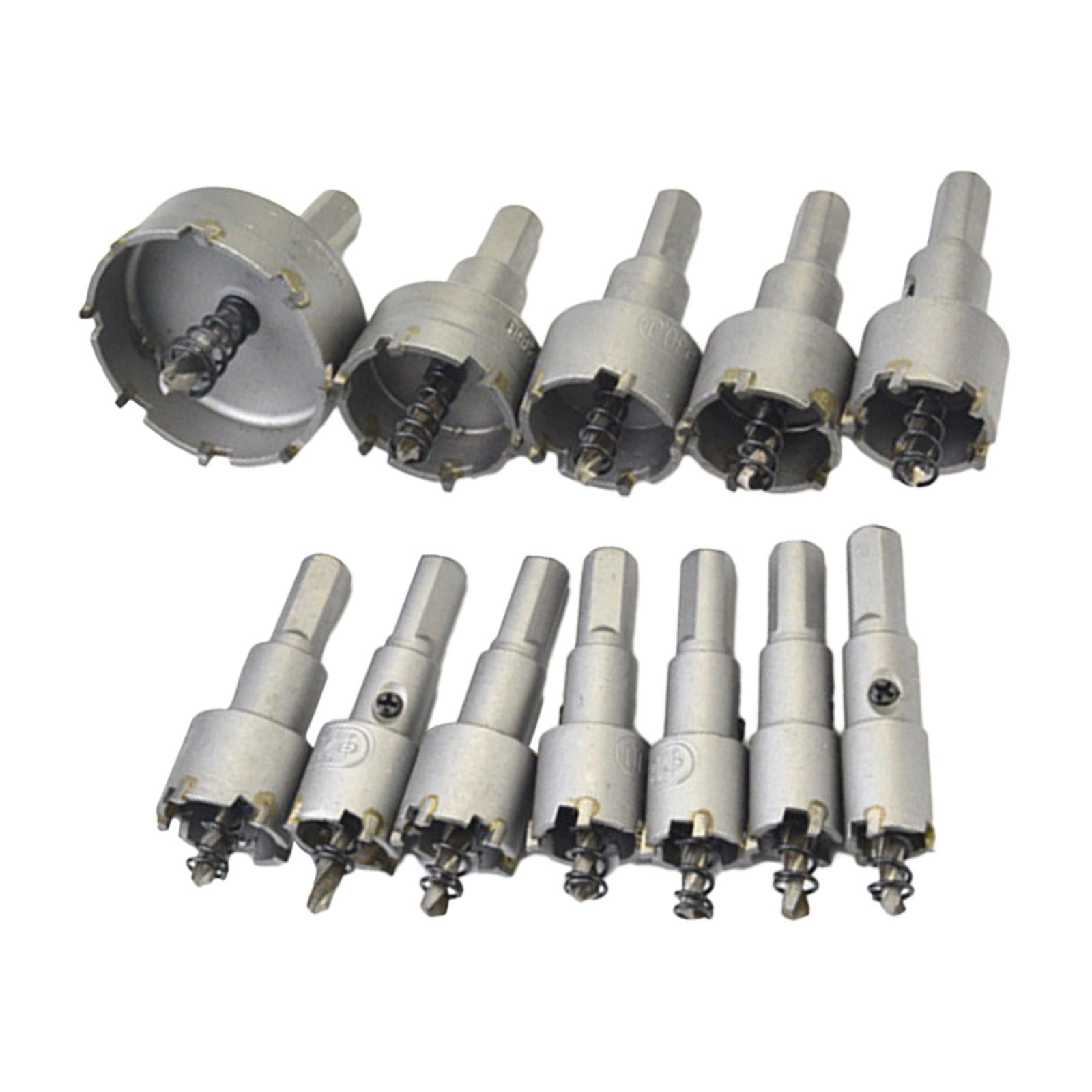 12 Pieces Hole Drill Bit Saw Set Hole Opener, Heavy Duty, Carbide ...