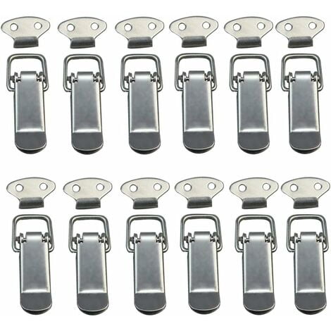 12 Pieces Hood Catch, Lever Latch, Spring Loaded Catch, Toggle Latch ...