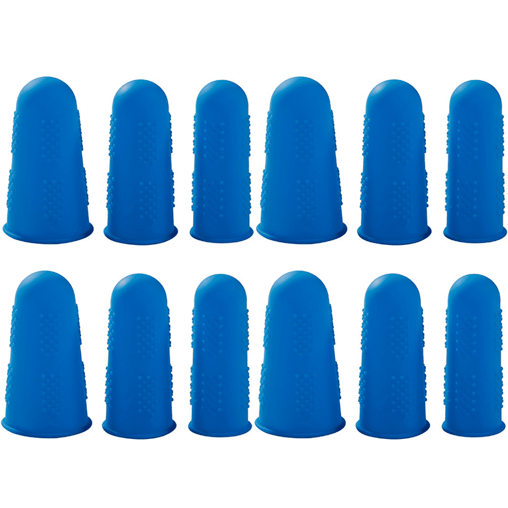 12 Pieces Hot Glue Gun Finger Caps Silicone Finger Protectors for Hot ...