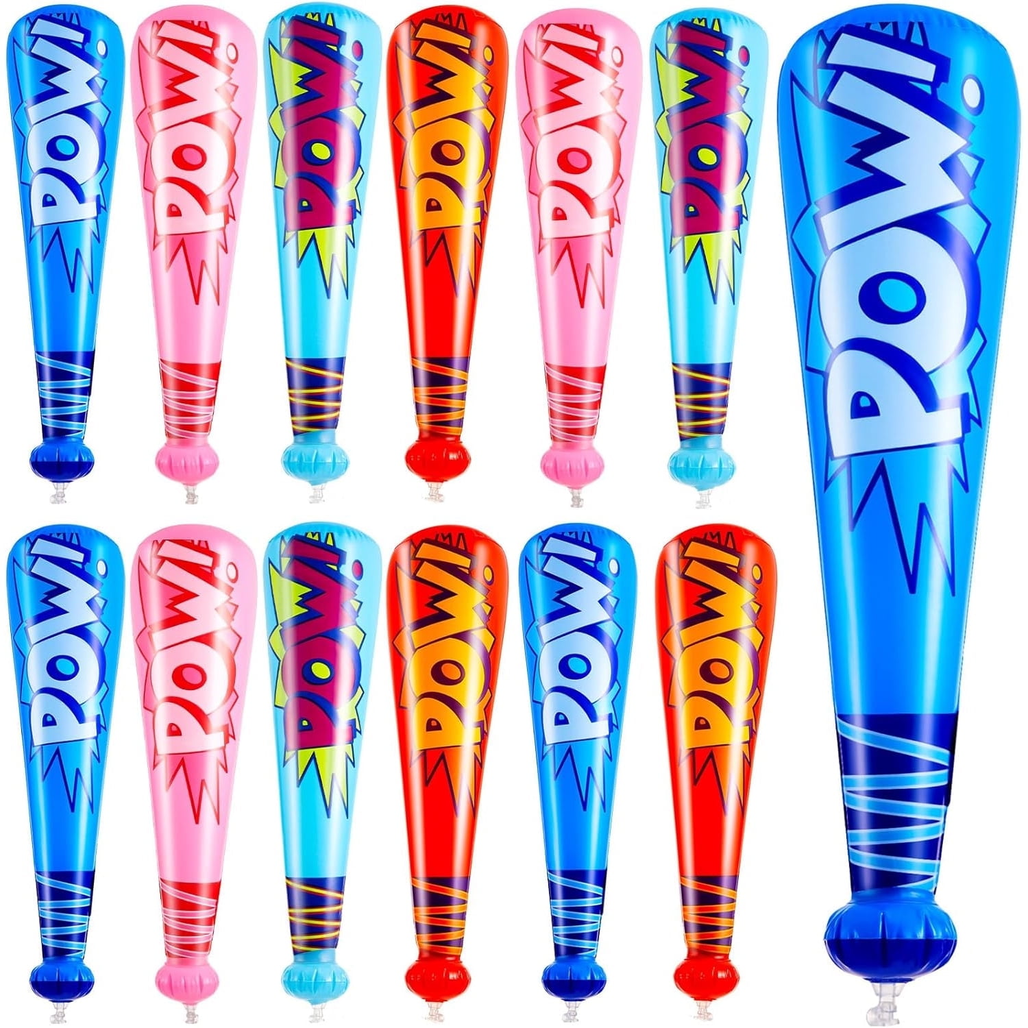 12 Pcs Inflatable Baseball Bats, 17 Inch Inflatable Toy for Kids ...