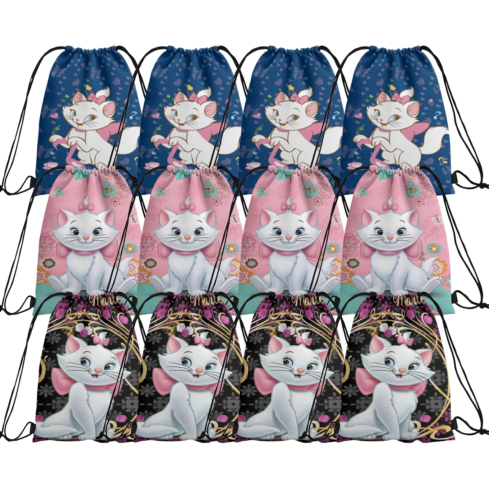 12 Pieces Marie Candy Drawstring Bag, Drawstring Goodie Favor Bags for ...