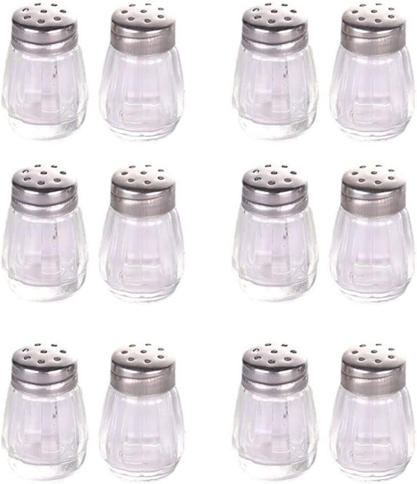 12 Pieces Mini Pepper Shakers Set, Mini Shaker, Tiny Pepper Shakers ...