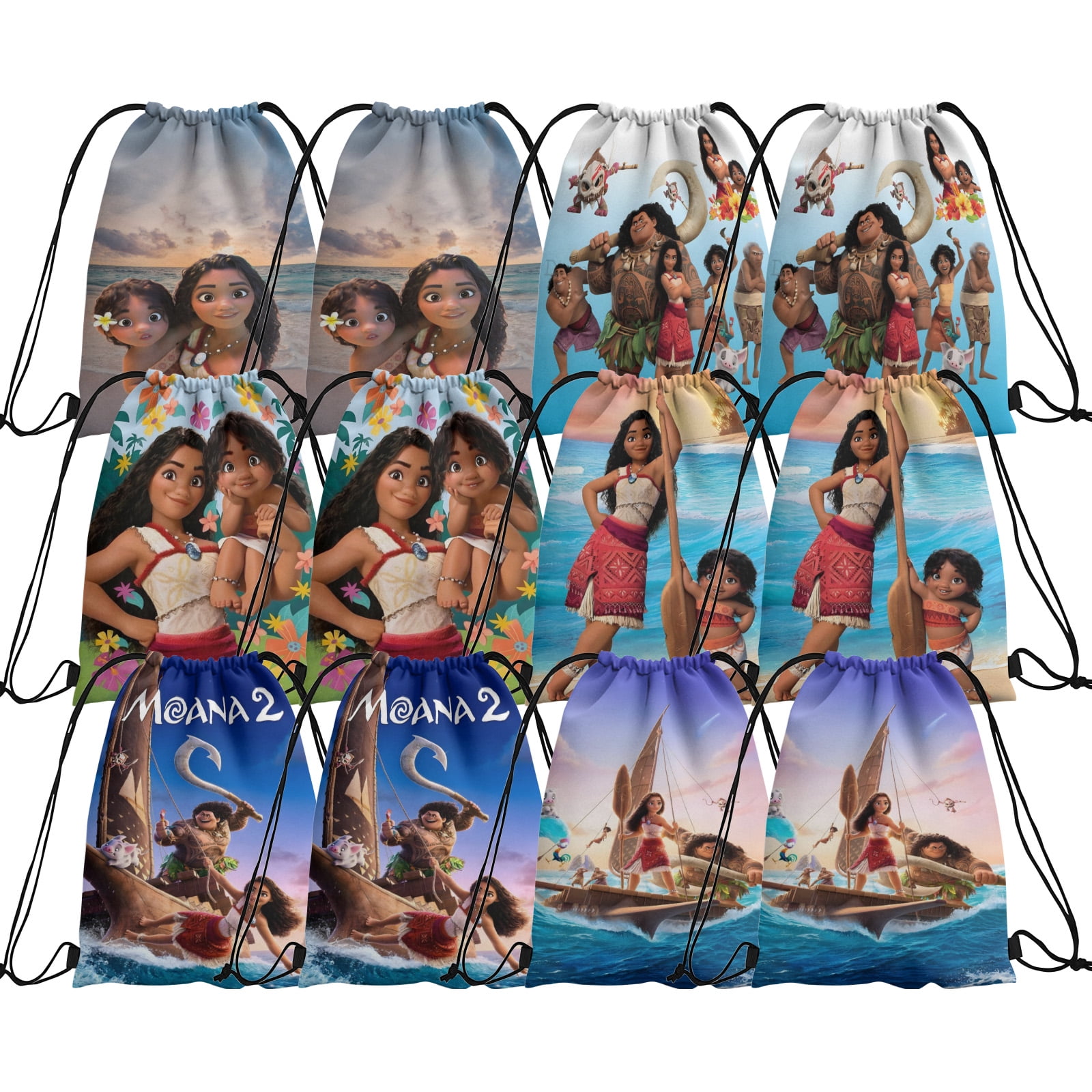 12 Pieces Monana Candy Drawstring Bag, YAHAFEPY Drawstring Goodie Favor ...