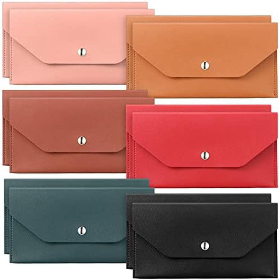 12 Pieces Money Envelopes Wallets Small Reusable for Cash Budgeting for ...