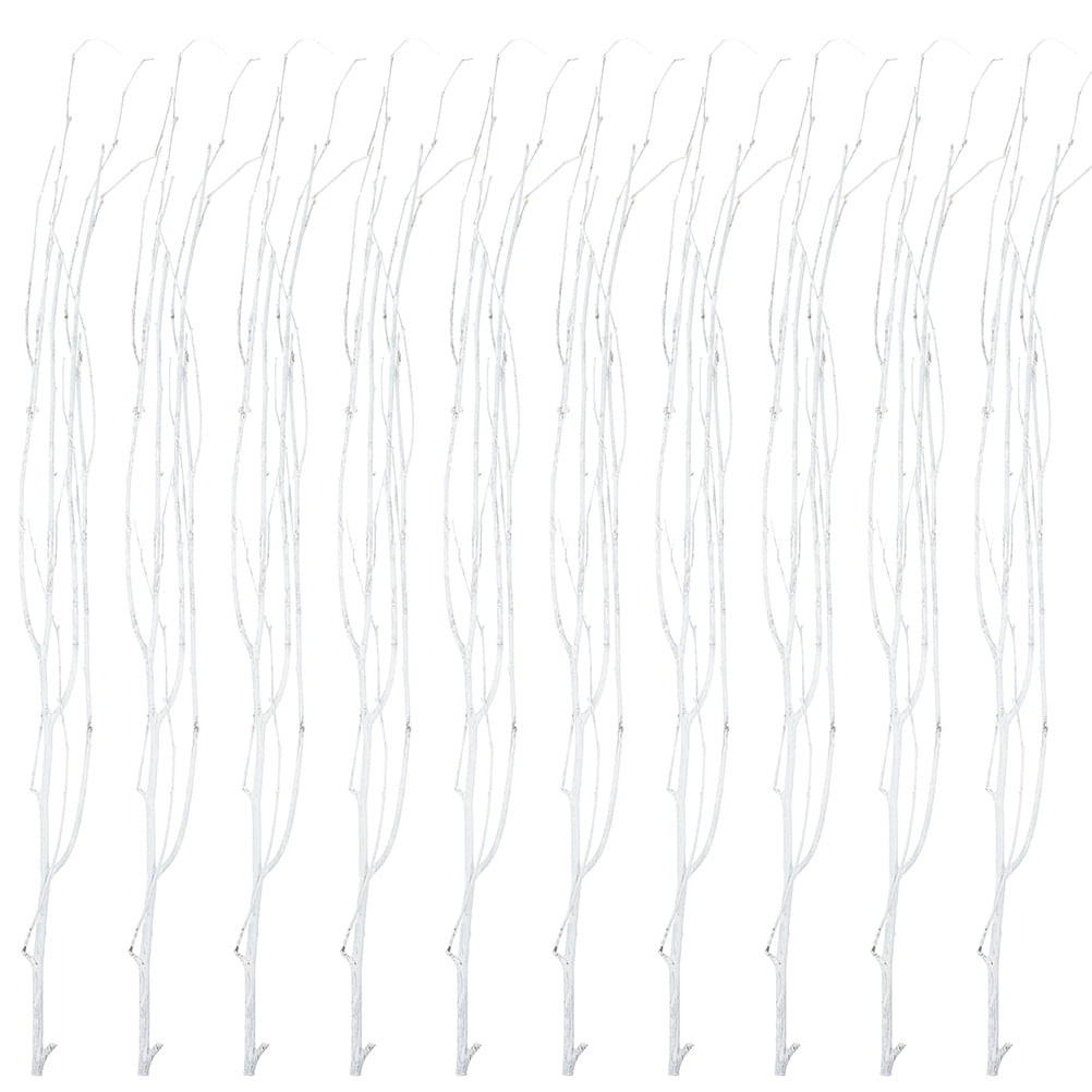 Set of 12 Natural Dried Birch Tree Branches for Floral Arrangements and ...