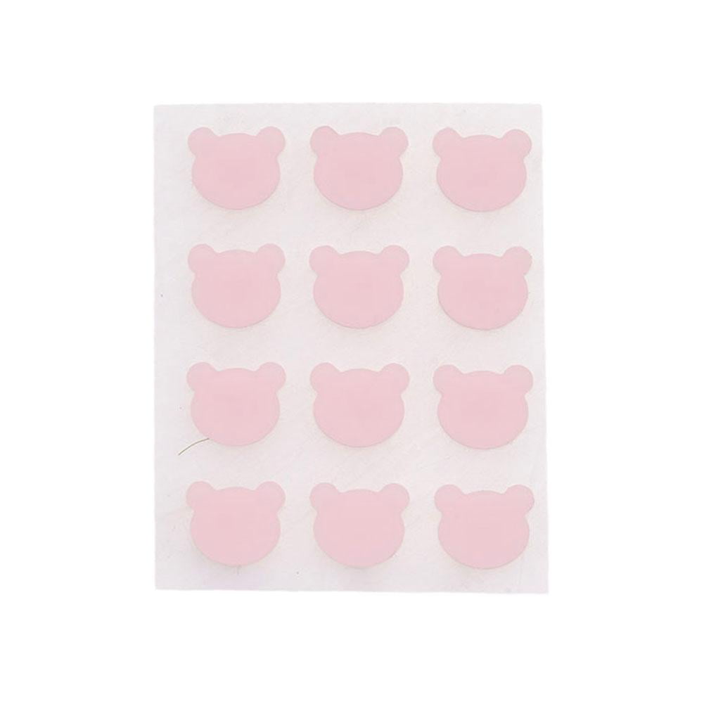 12 Pieces Of Purple Pink Bear Hydrocolloid Acne Patch Colorful Special ...