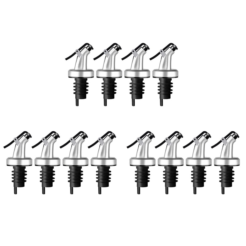 12 Pieces Oil Stopper Pourer,Leakproof Bottle Pourer,Olive Oil ...